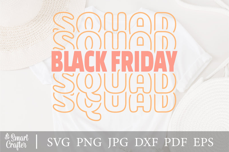 Black Friday Squad svg, Cutting File, AI, Dxf and PNG Instant Download ...