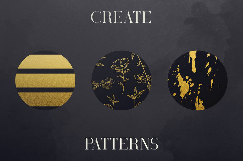 Black Gold serif font + Extras - So Fontsy