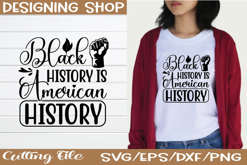 black history is american history svg - So Fontsy
