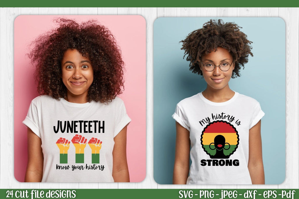Black History Month SVG Bundle | Juneteenth SVG Cut File - So Fontsy