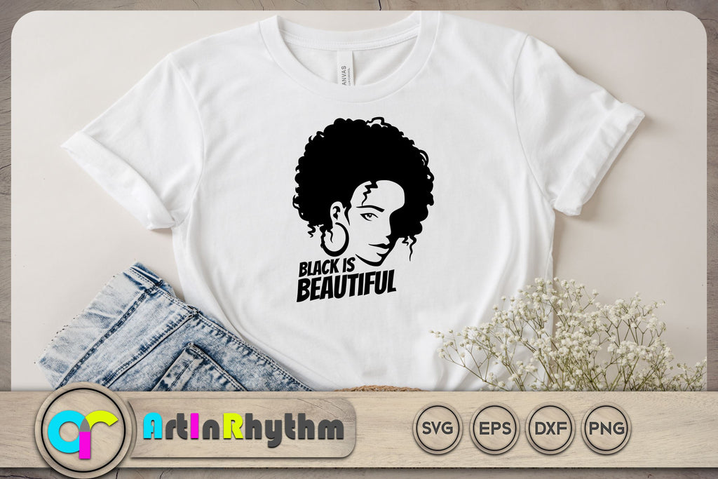 Black is beautiful SVG / Dope black woman SVG - So Fontsy