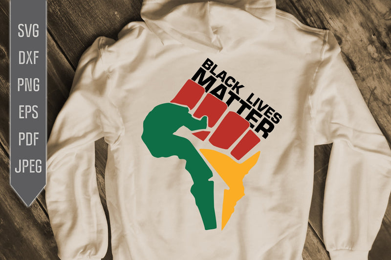 Black Lives Matter Fist Svg, png, dxf, eps. BLM. African Melanin Svg ...