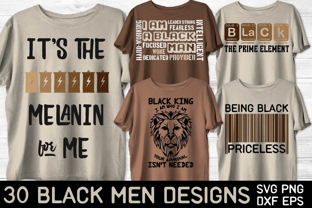 Black men Quotes SVG bundle, Black boy Cutting file - So Fontsy