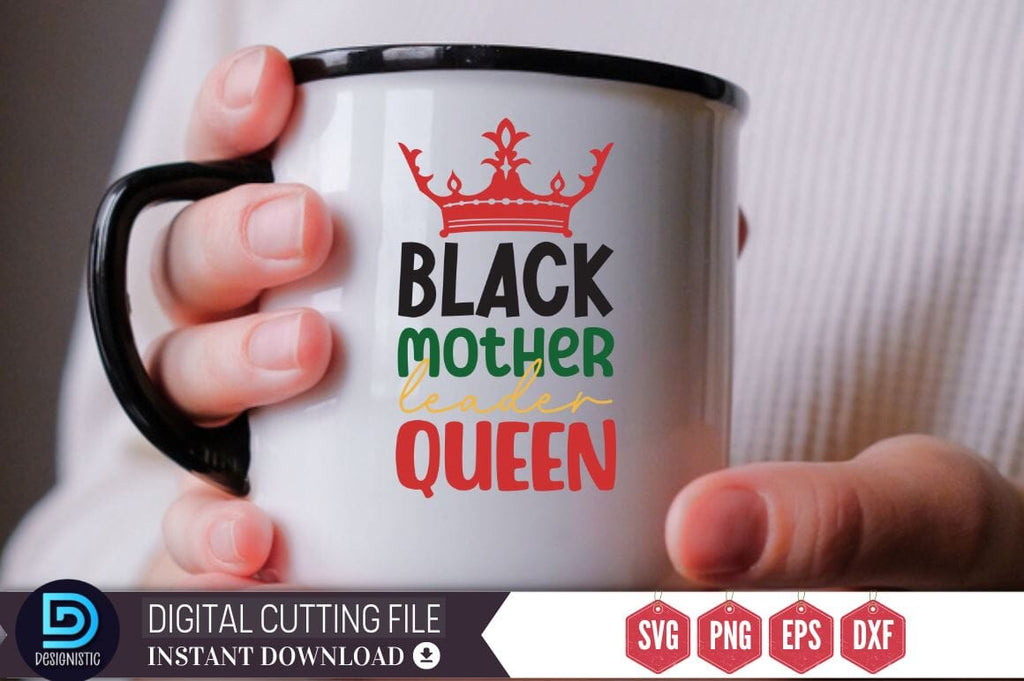 Black mother leader queen SVG - So Fontsy