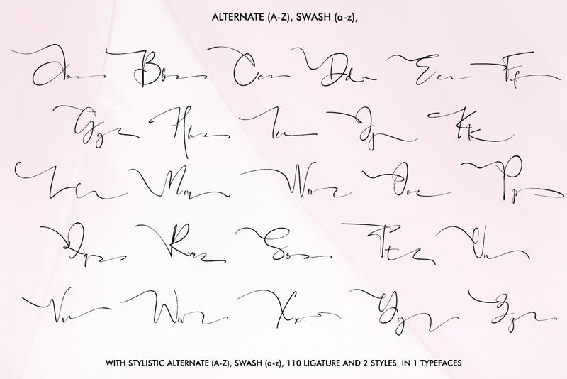 Black Pink Signature - So Fontsy