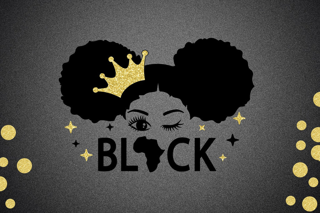 Black Princess Girl, Black Queen Svg, Black Girl Svg, Princess Svg ...