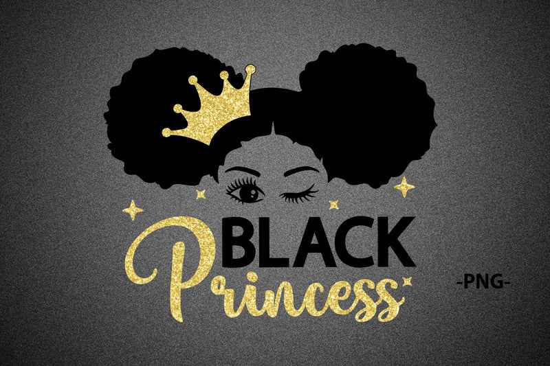 Black Princess Svg, Black Queen Svg, Black Girl Svg, Hair Puffs, Crown ...