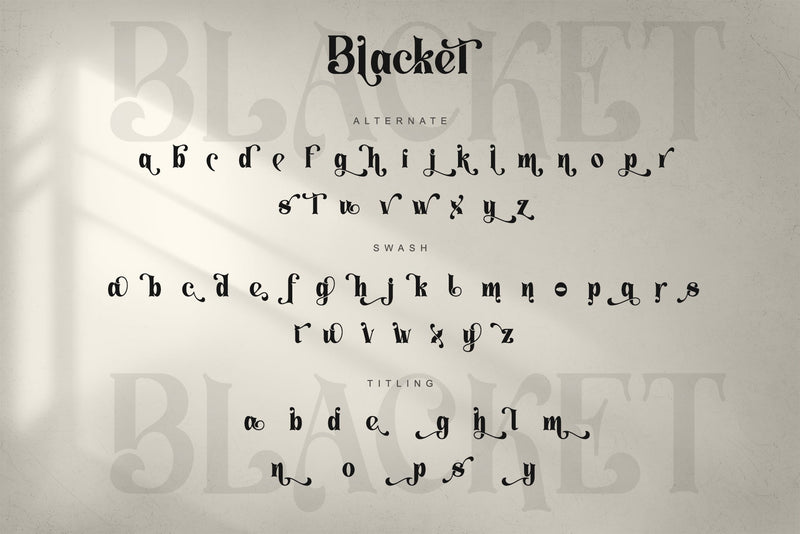 Blacket - So Fontsy