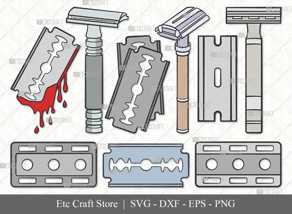 Blade Razor Clipart SVG Cut File | Blade Razor SVG | Blade Svg | Razor ...