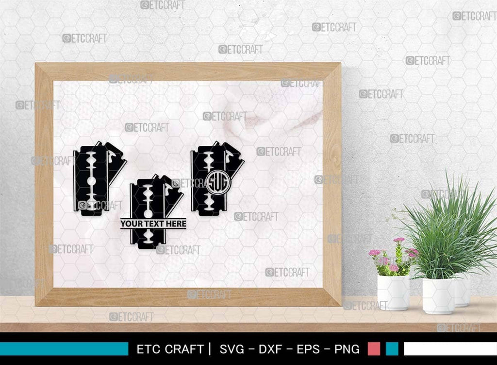 Blade Razor SVG Bundle, Blade Razor Silhouette, Shaving Razor Svg ...