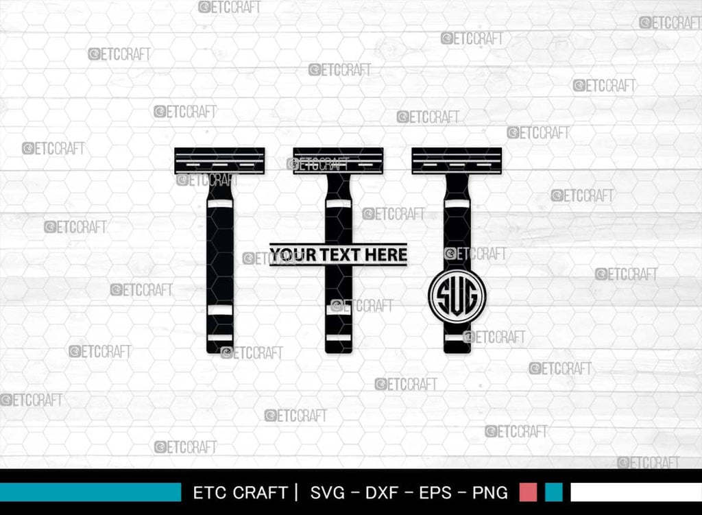 Blade Razor SVG Bundle, Blade Razor Silhouette, Shaving Razor Svg ...