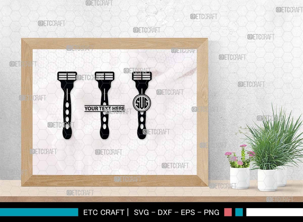 Blade Razor SVG Bundle, Blade Razor Silhouette, Shaving Razor Svg ...