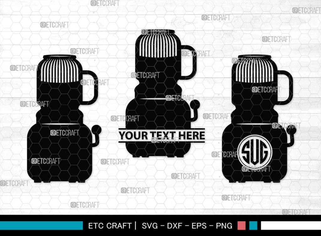 Blender Monogram, Blender Silhouette, Blender SVG, Stand Mixer Svg ...
