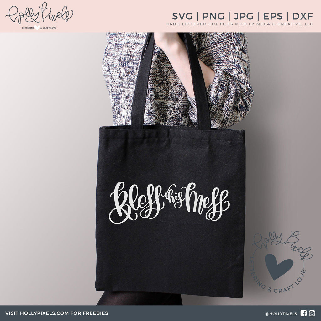Bless This Mess SVG | Faith SVG | Christian SVG - So Fontsy