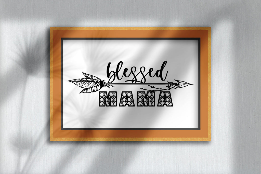 Blessed Mama Aztec SVG File Free For Commercial Use - So Fontsy