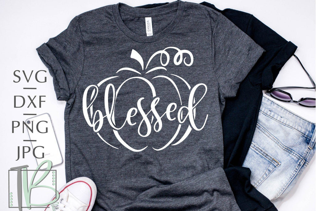Blessed Pumpkin SVG - So Fontsy