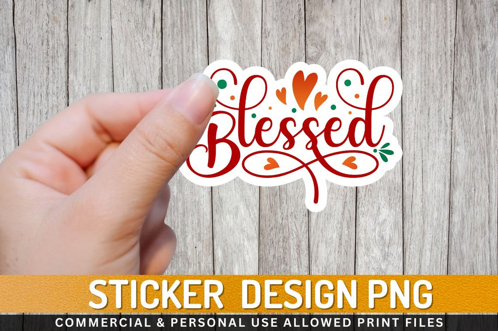 Blessed Sublimation PNG - So Fontsy
