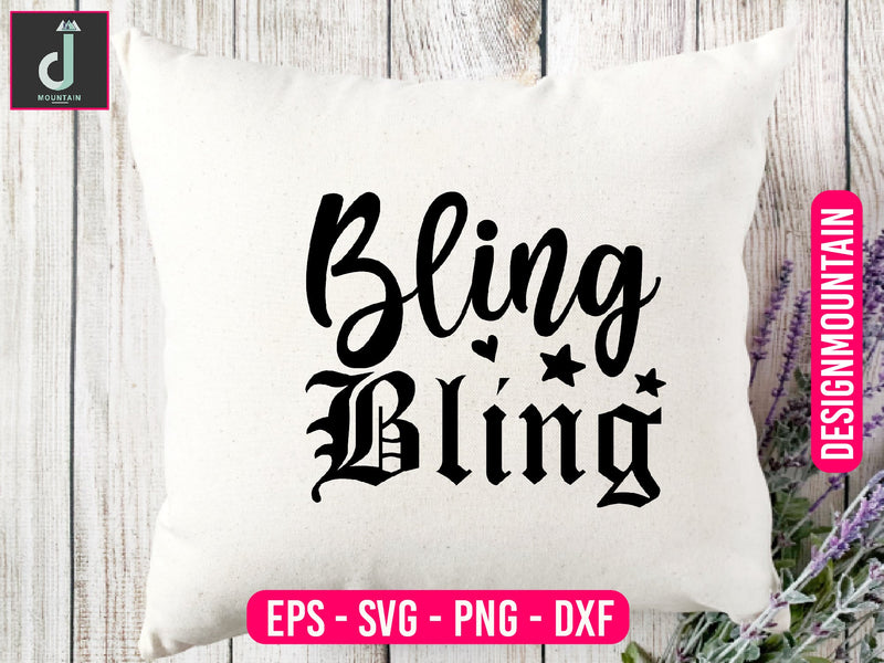 Bling Bling svg design - So Fontsy