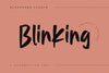 Blinking - Handwritten Font - So Fontsy