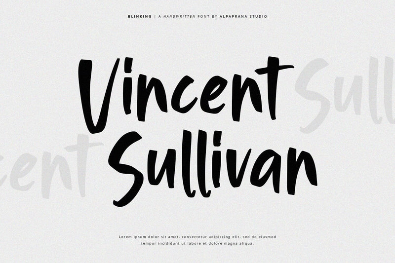 Blinking - Handwritten Font - So Fontsy