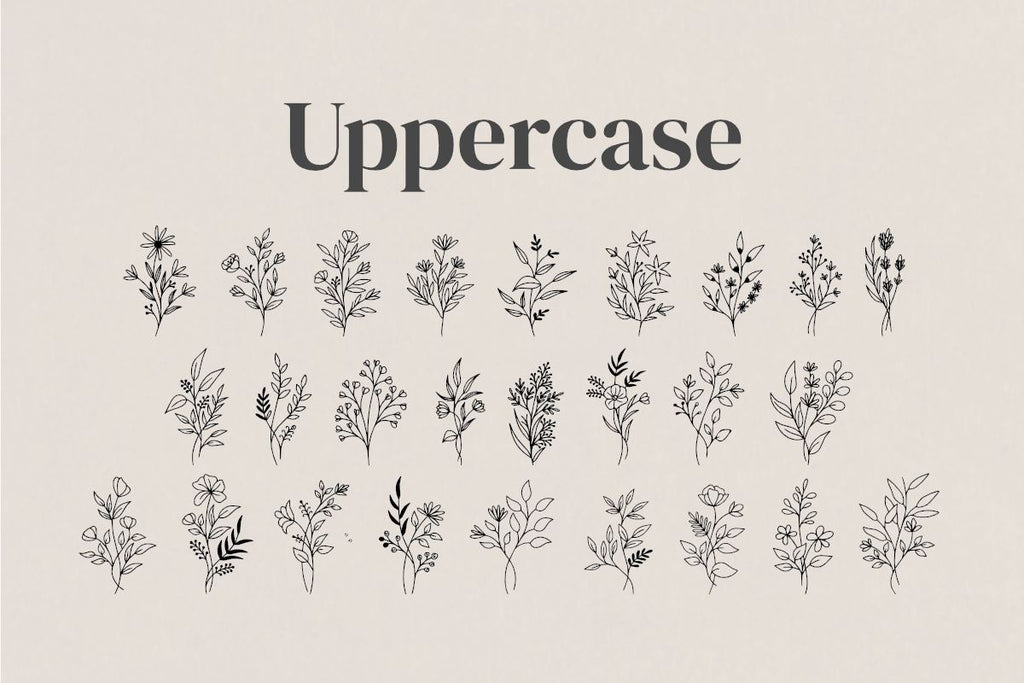 Bloem - Wildflower Dingbat - So Fontsy