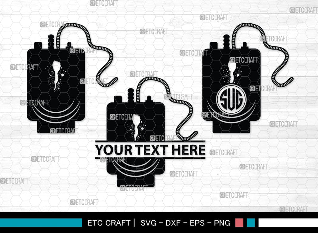 Blood Bag Monogram, Blood Bag Silhouette, Blood Bag SVG, Blood Svg, Bag ...