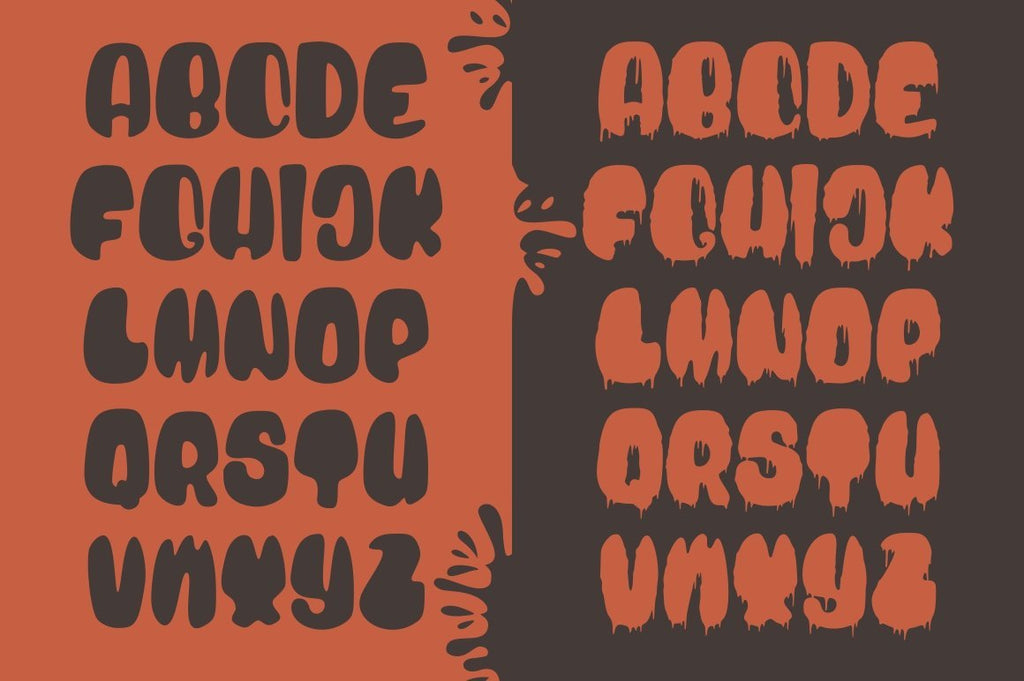 Blood Bold - Fun Halloween Two Fonts - So Fontsy