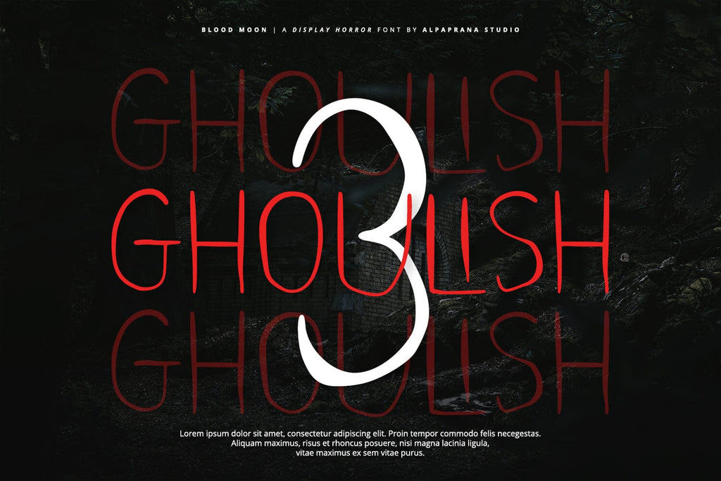 Blood Moon - Display Font - So Fontsy