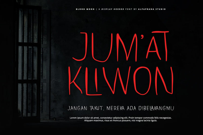 Blood Moon - Display Font - So Fontsy