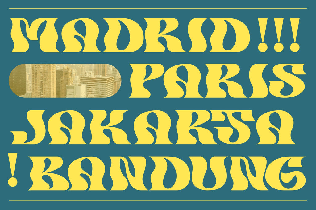 BLUE OCEAN Typeface - So Fontsy