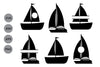 Boat Monogram| Sailboat SVG Cut Files - So Fontsy