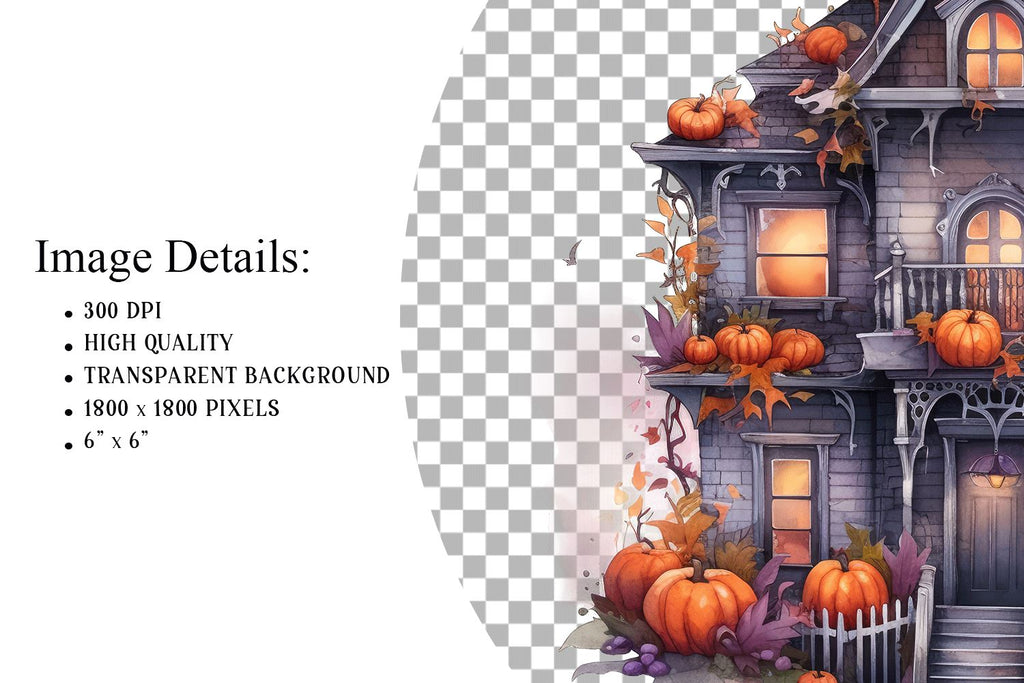 Boho Halloween Clipart Bundle, 25 Transparent PNG's - So Fontsy