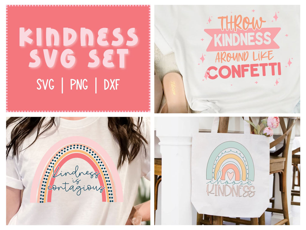 Boho Kindness SVG Set - So Fontsy