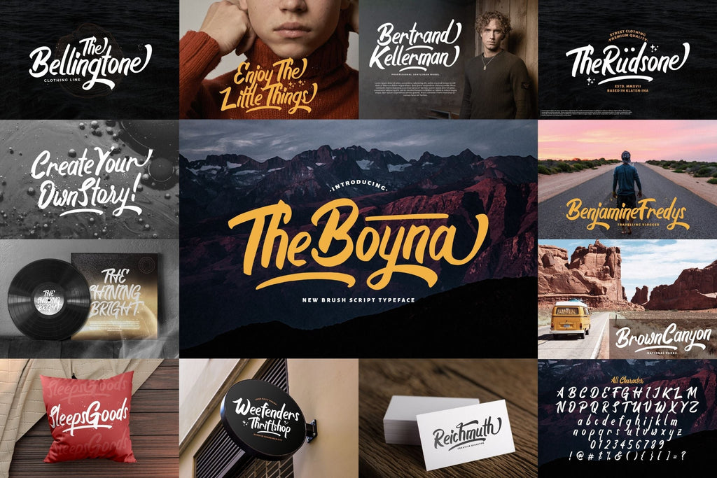 Bold Script Font Bundle Vol 1 - So Fontsy