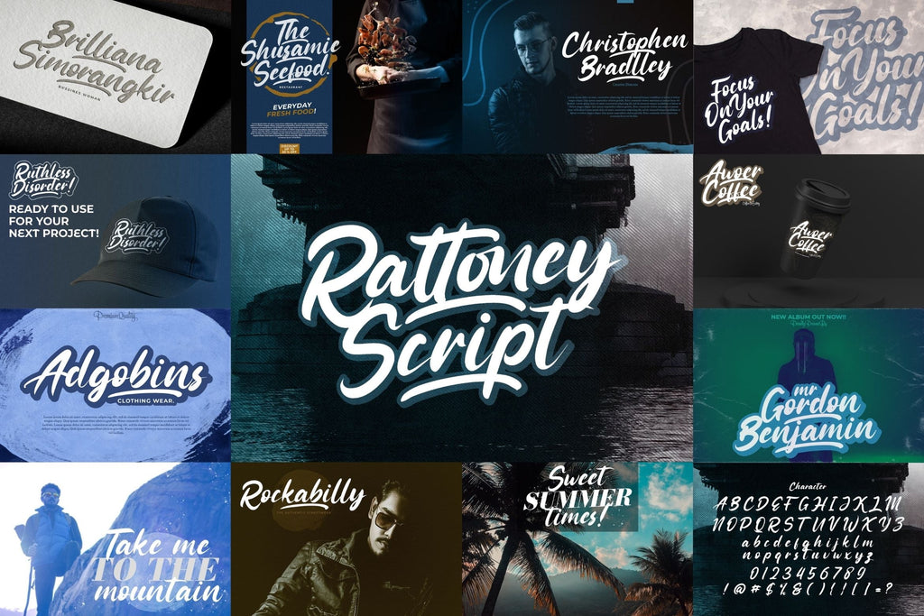 Bold Script Font Bundle Vol 1 - So Fontsy