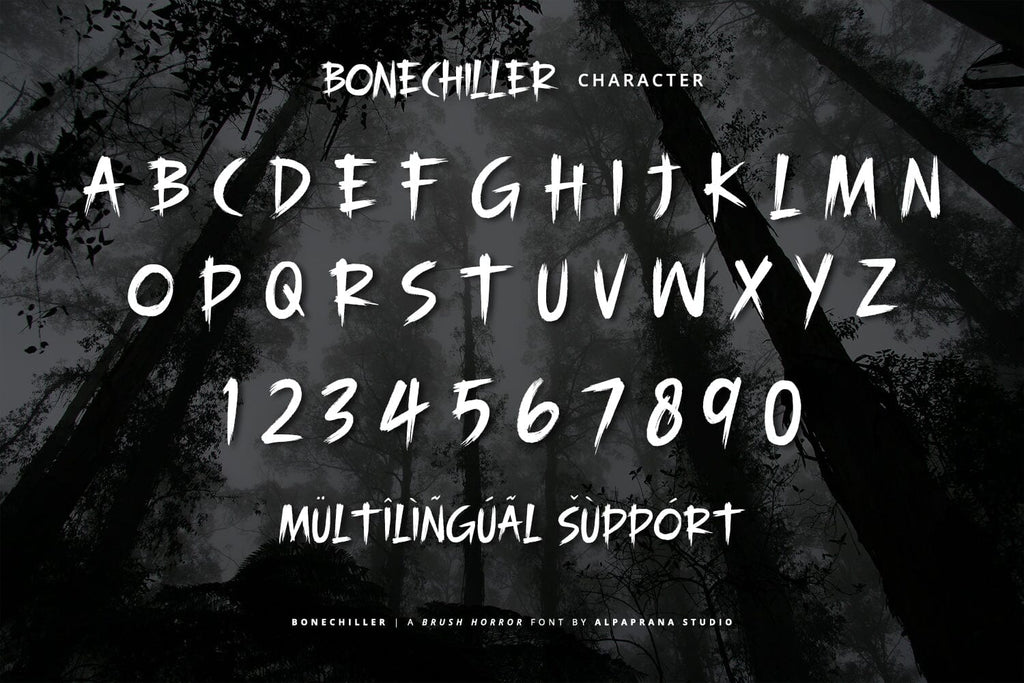 Bonechiller - Brush Font - So Fontsy