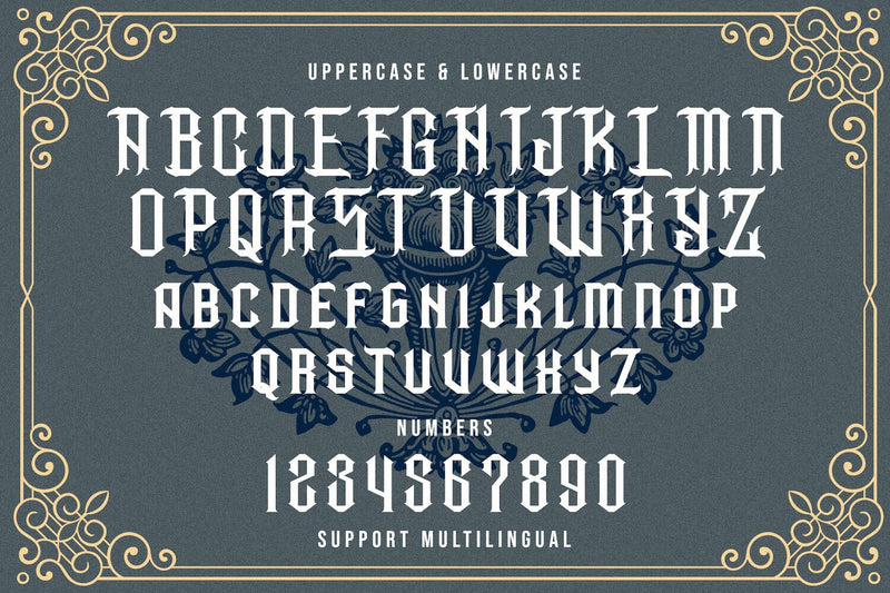 Bonwick Weaver - Victorian Display Font - So Fontsy