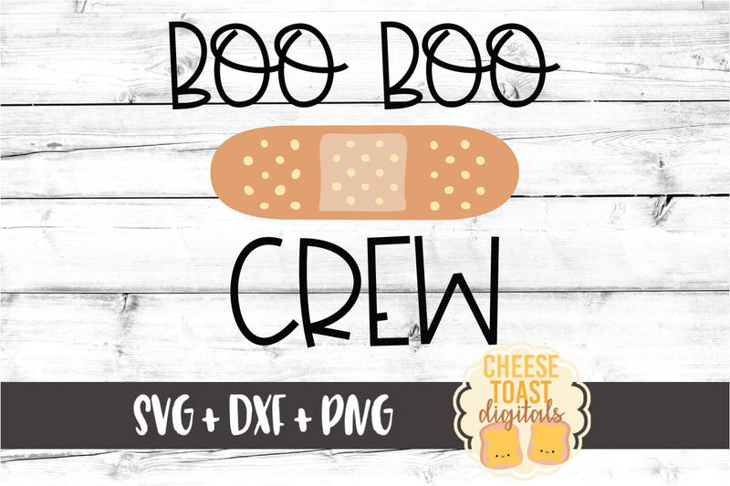Boo Boo Crew – School Nurse SVG PNG DXF Cut Files - So Fontsy