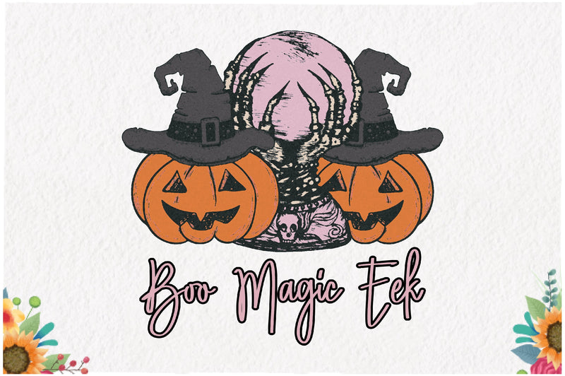 Boo Magic Eek Sublimation - So Fontsy