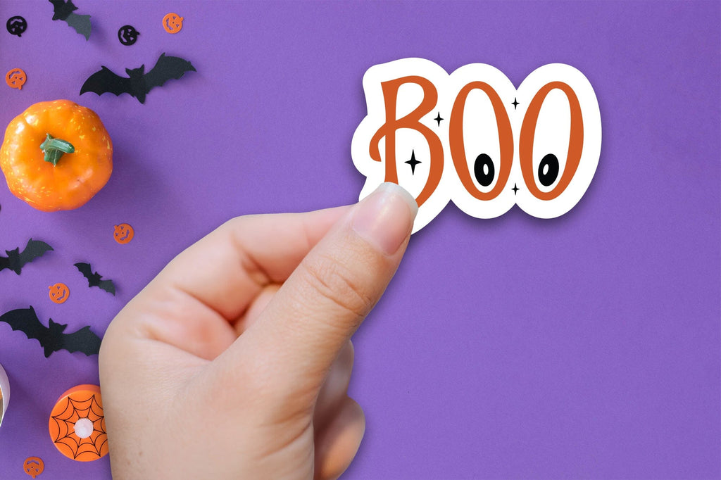 Boo PNG | Halloween Printable Sticker - So Fontsy