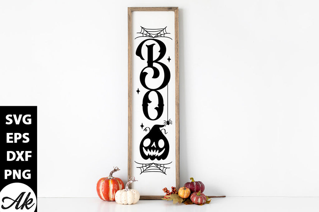 Boo Porch Sign - So Fontsy