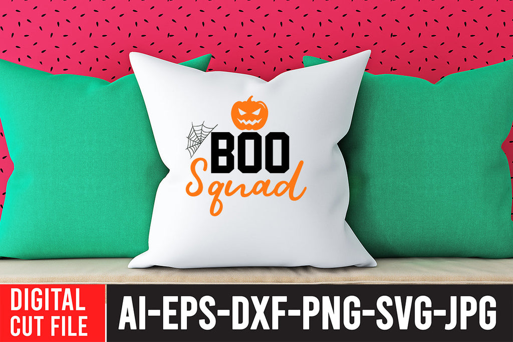 BOO Squad SVG Cut File - So Fontsy