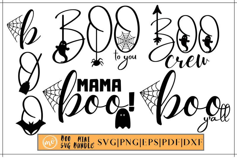 Boo SVG Mini Bundle - So Fontsy
