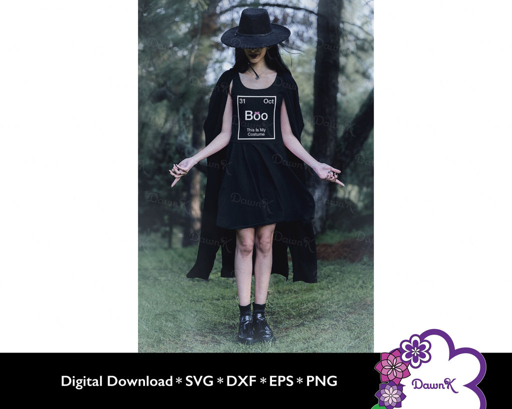 Boo This is My Costume | Pink Bow | Periodic Table | Dawn K Designs ...
