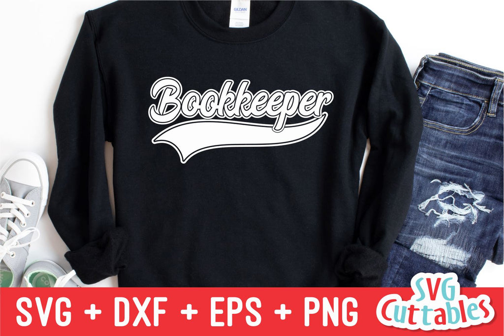 Bookkeeper svg - Cut File - School Swoosh - svg - dxf - eps - png - Cu ...