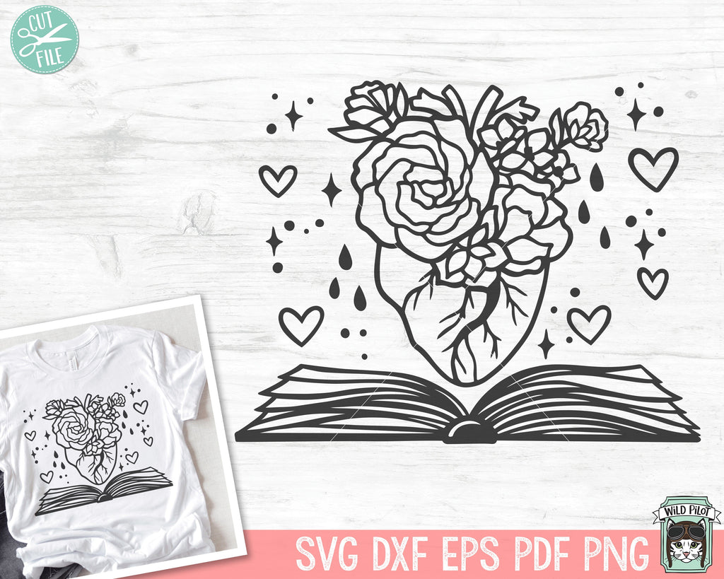 Books SVG, Reading svg, Romance svg, Book Lover svg, Book Club svg ...