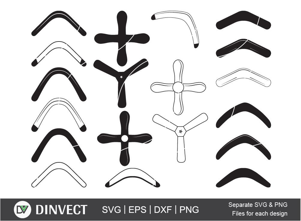 Boomerang Vector, Boomerang SVG, Boomerang Icon, cut file, for ...
