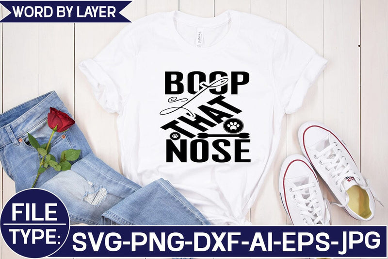 Boop That Nose SVG Cut File - So Fontsy