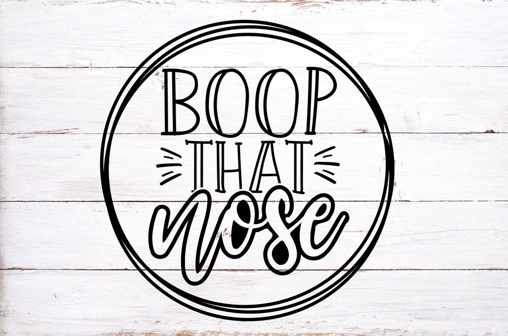 Boop That Nose Svg, Png, Dxf | Dog Lovers File - So Fontsy