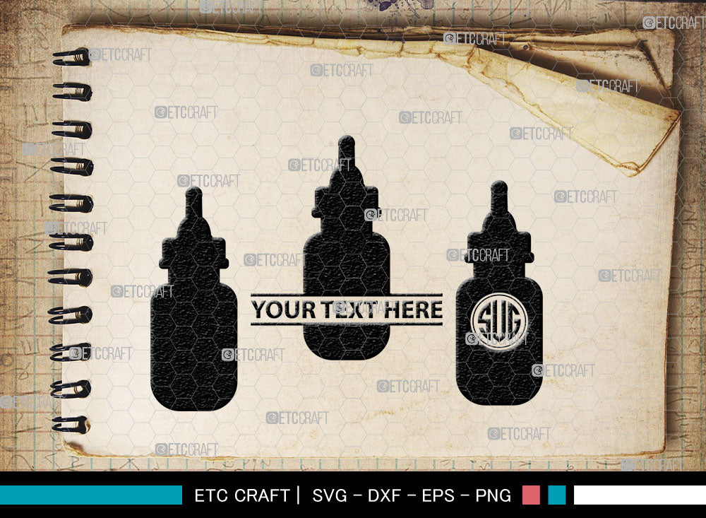 Bottle Bundle Monogram, Baby Bottle Silhouette, Baby Bottle SVG, Baby ...